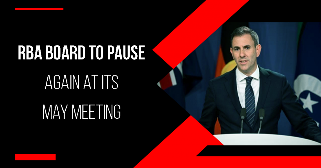 RBA Board to Pause Again at its May Meeting - Xtreamforex
